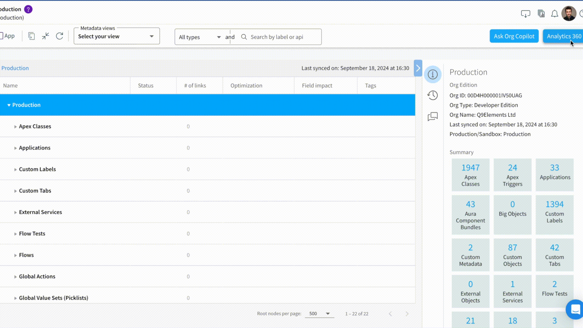 Find and remove inactive metadata from your Salesforce Org - Elements.cloud
